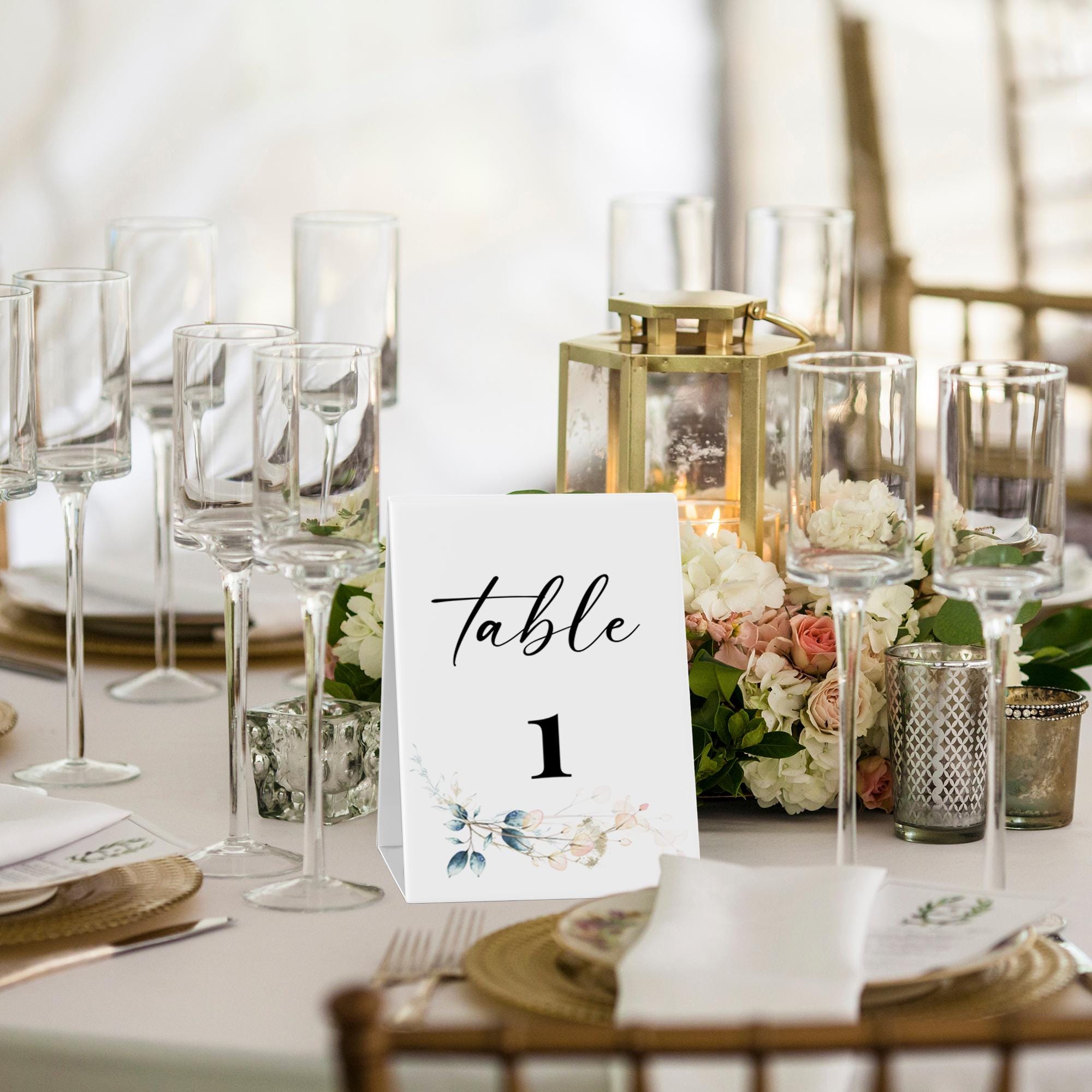 Editable Table Tent Template: Canva Printable for Events (4x6" Table ...