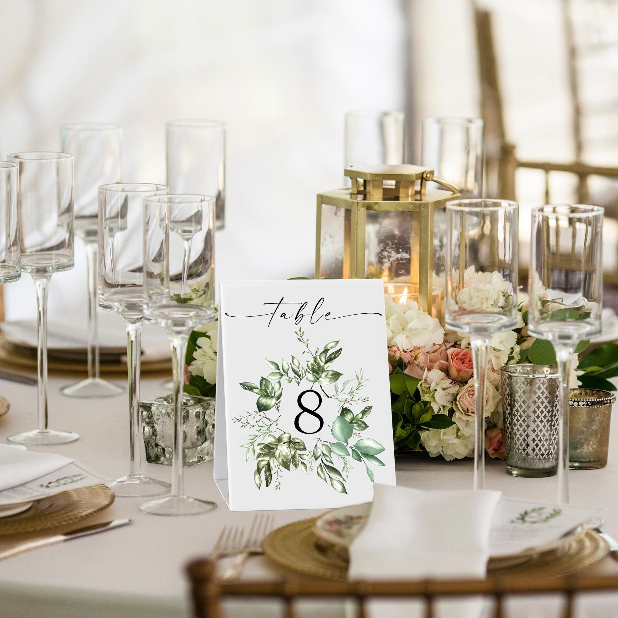 Editable Table Tent Template: Canva Printable for Events (4x6" Table ...