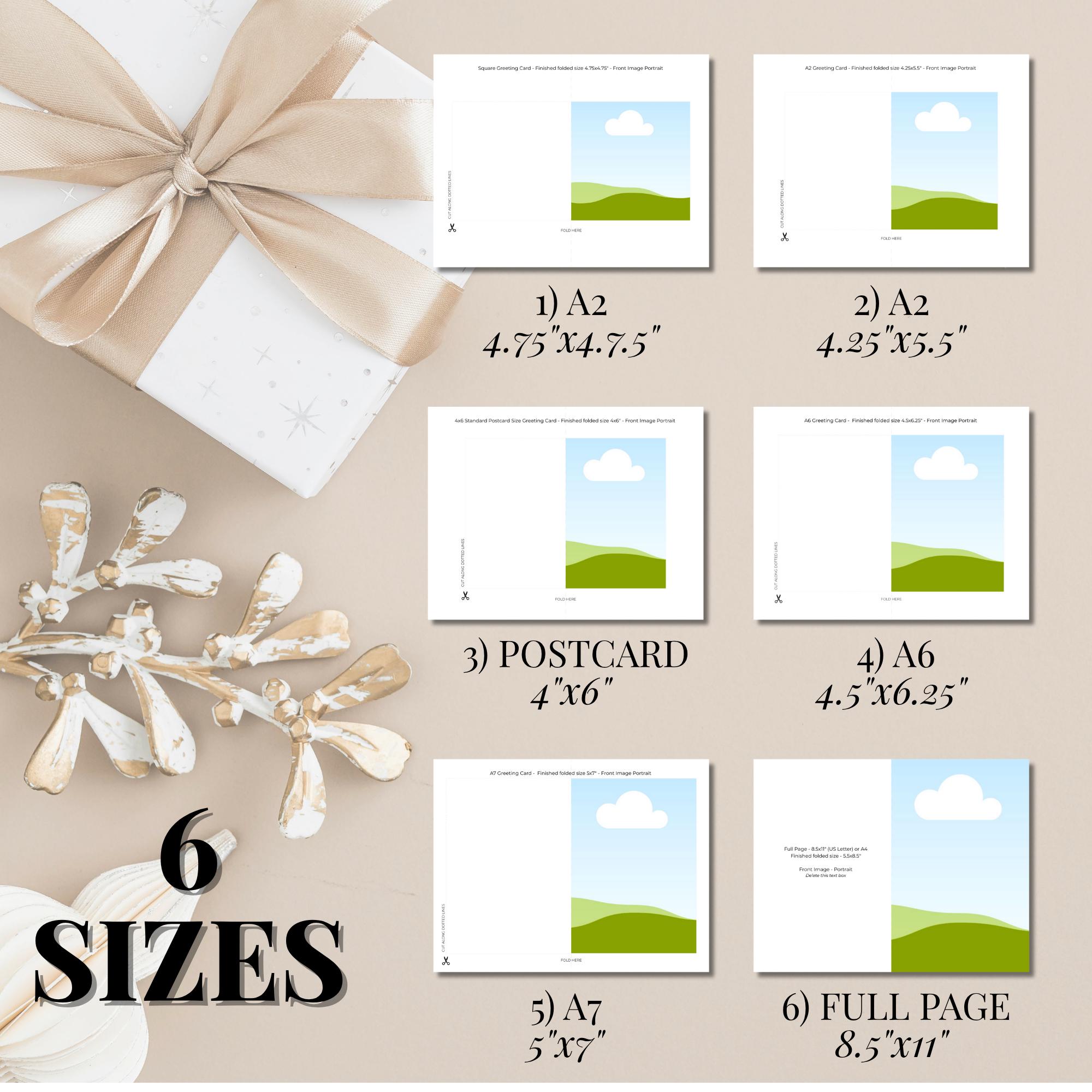 Ultimate Greeting Card Template Bundle for Canva | 42 Editable ...