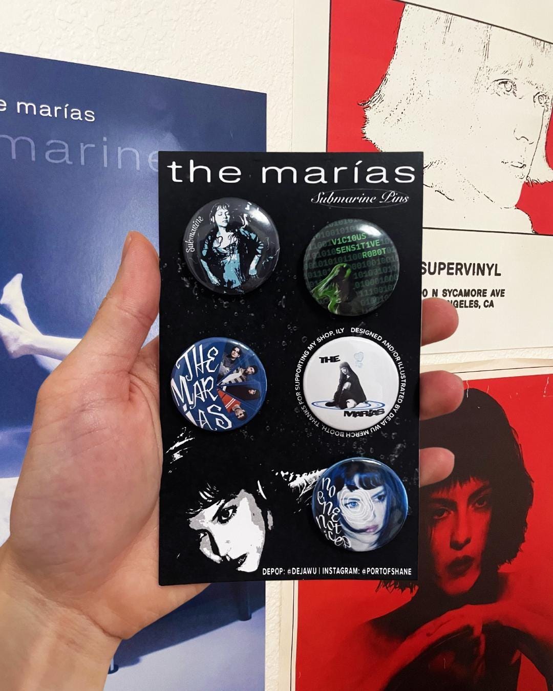 The Marias Submarine Pins (set of 5) - Etsy