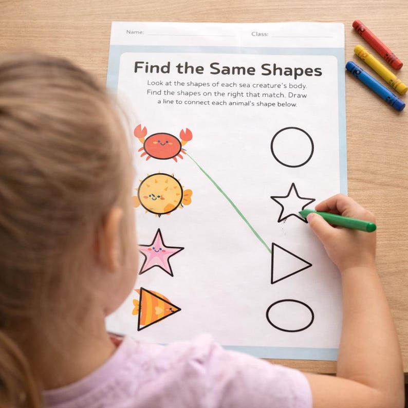 Trace the Shape Worksheets Printable | Preschool Shape Tracing ...