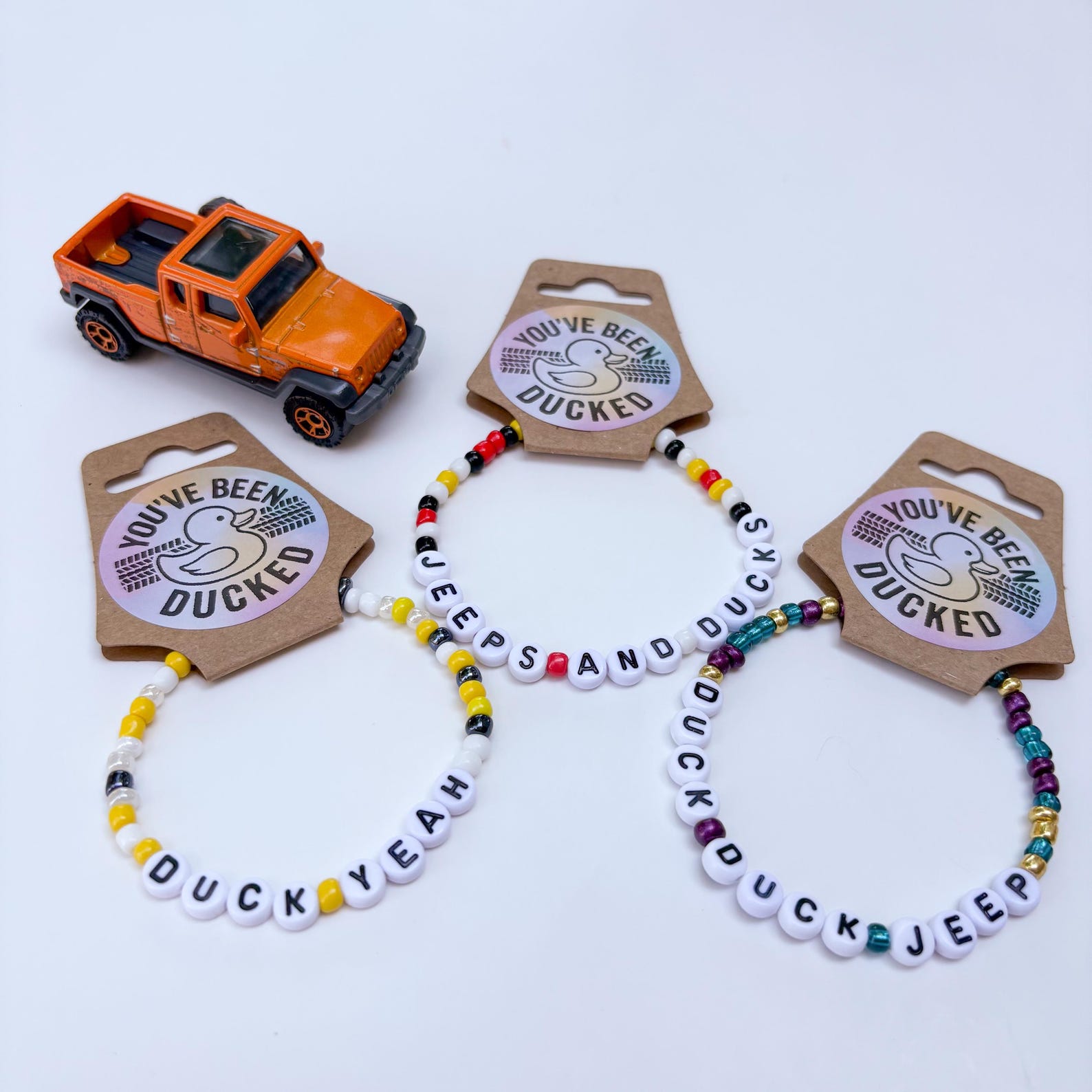 Personalized Jeep Themed Friendship Bracelets – Custom Colors & Sayings ...