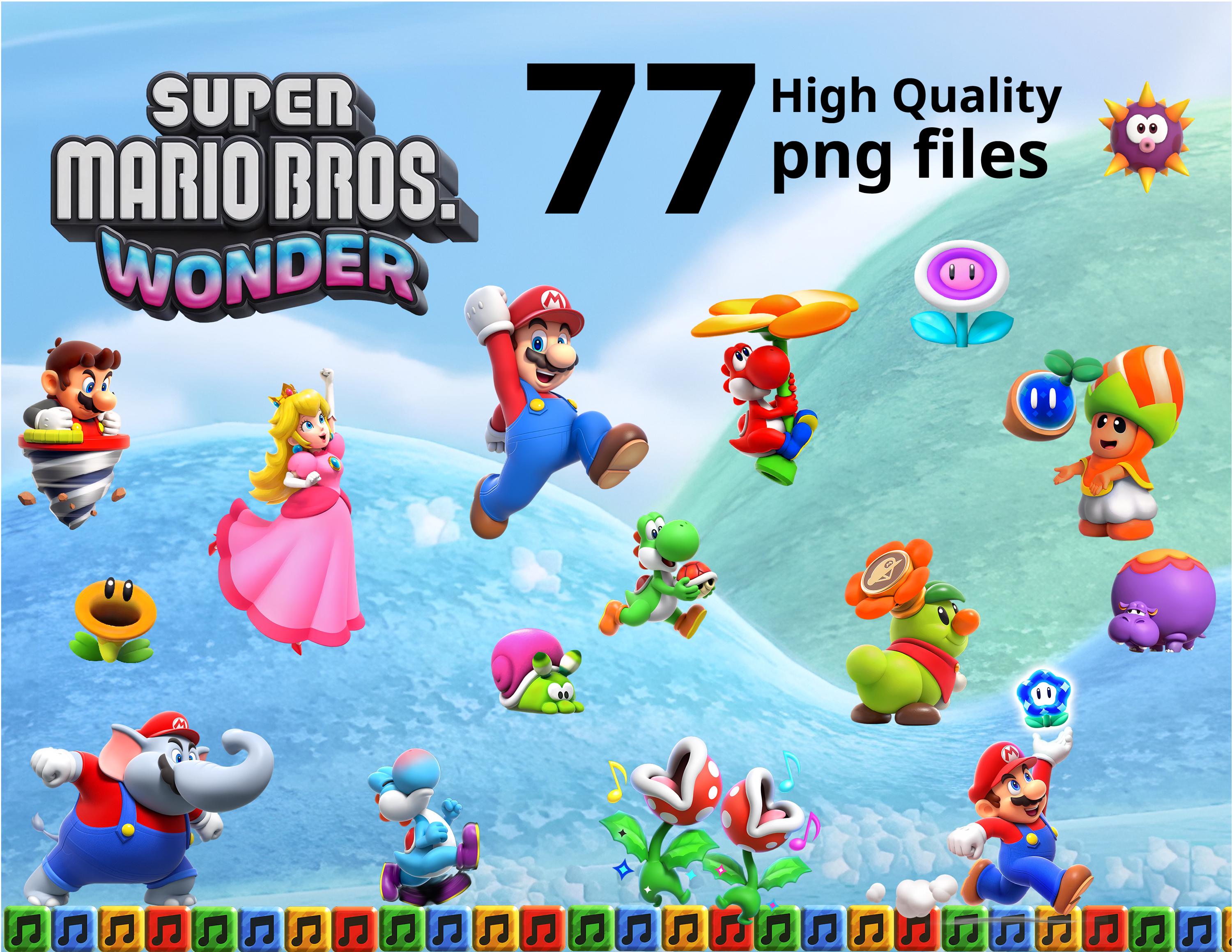 77 Super Mario Bros Wonder PNG – High Quality Clipart Bundle ...