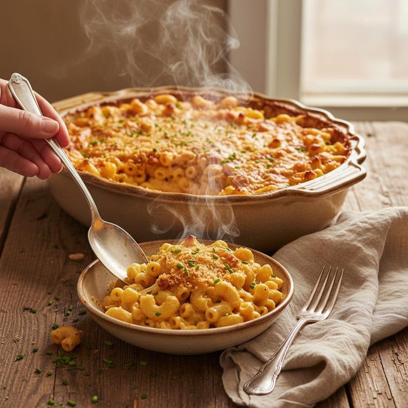Classic Southern Baked Macaroni and Cheese Recipe Printable PDF ...