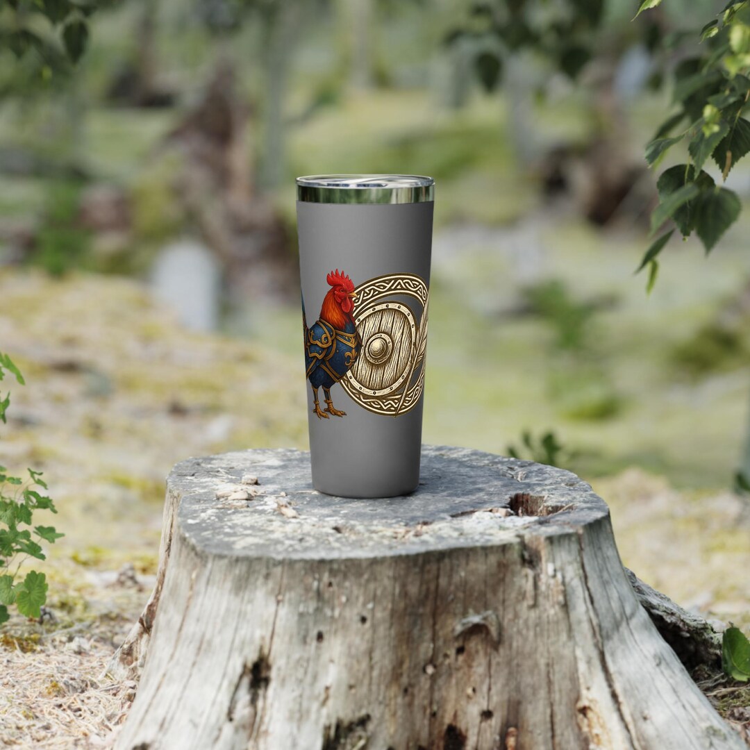Viking Rooster Tumbler: Copper Insulated Drinkware - Etsy
