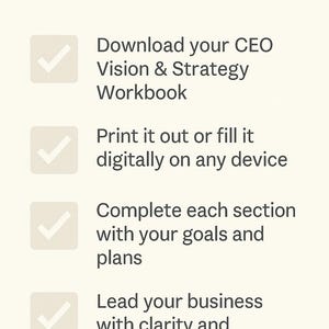Digital CEO Planner | 50+ Page Printable & Fillable PDF | Business ...