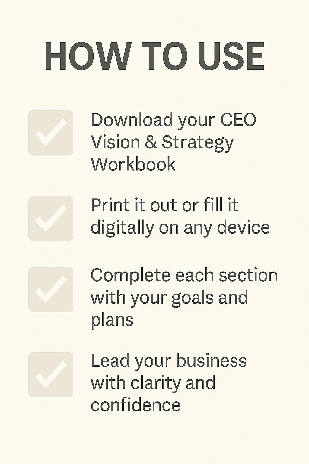 Digital CEO Planner | 50+ Page Printable & Fillable PDF | Business ...