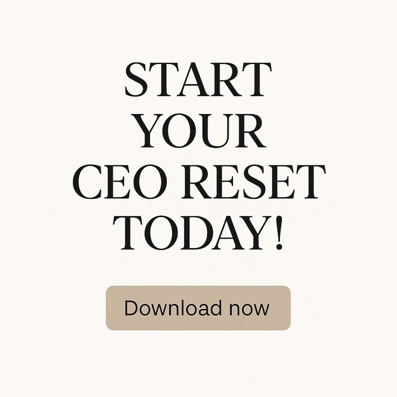 Weekly Reset Planner | 30+ Page Printable & Fillable PDF | Goal Setting ...