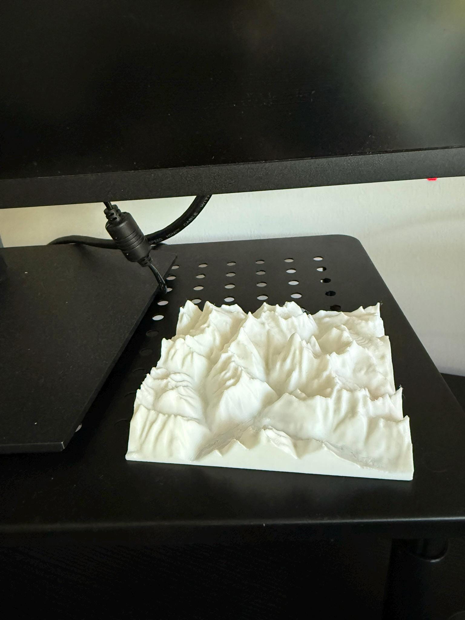 Custom 3D Printed Mountain Model: Topographic Landscape, Unique ...