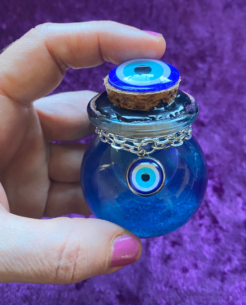 Evil Eye Color-changing Potion Bottle Magical Apothecary Witchy Brew - Etsy
