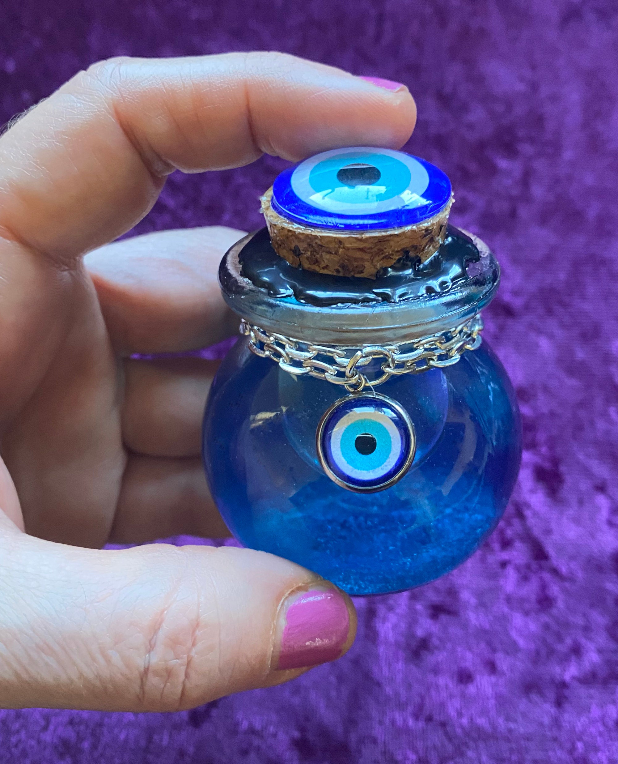 Evil Eye Color-changing Potion Bottle Magical Apothecary Witchy Brew - Etsy