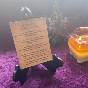 Full Moon crow Moon Ritual Kit for Transformation and Change - Etsy