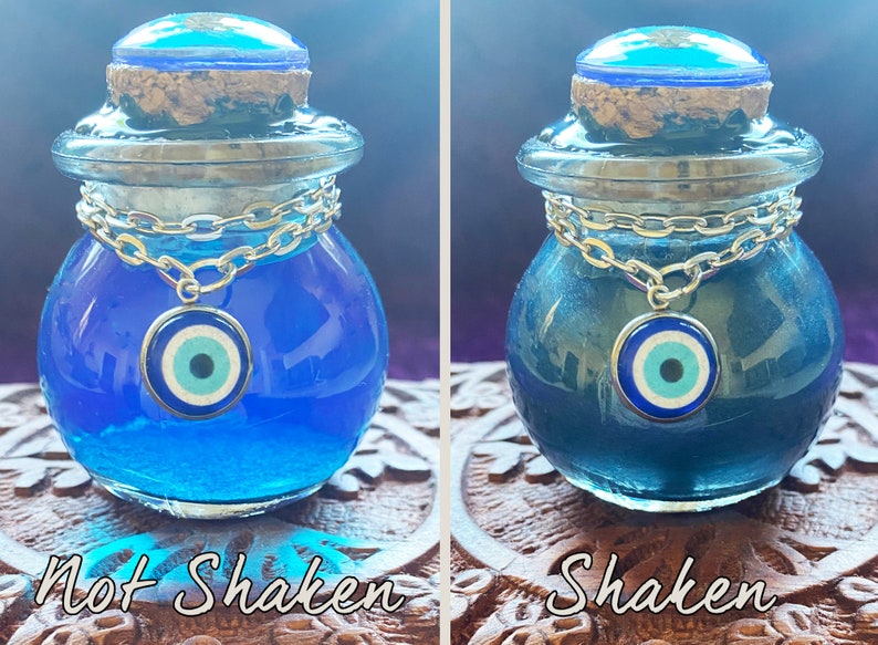 Evil Eye Color-changing Potion Bottle Magical Apothecary Witchy Brew - Etsy