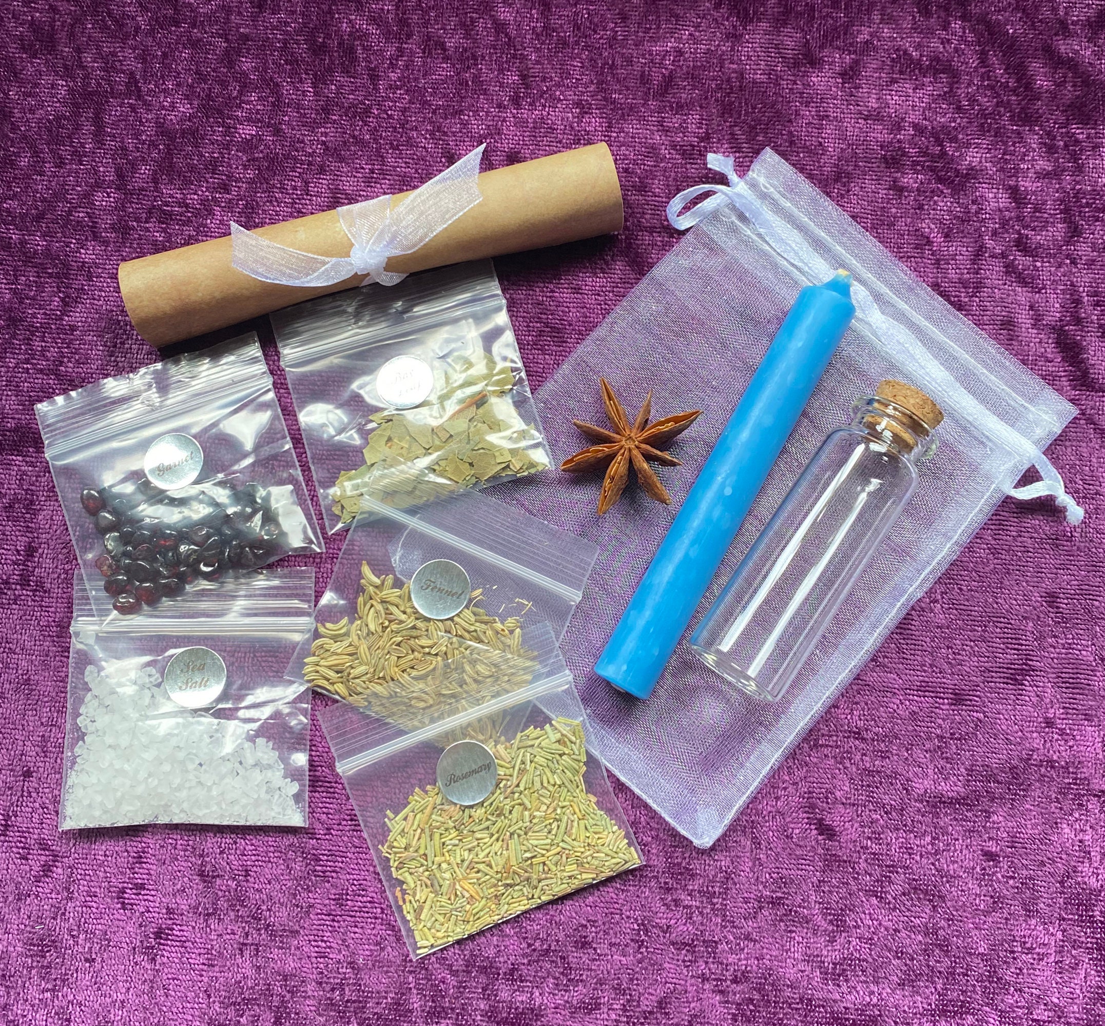 Full Moon wolf Moon Ritual Kit for Safety and Protection - Etsy