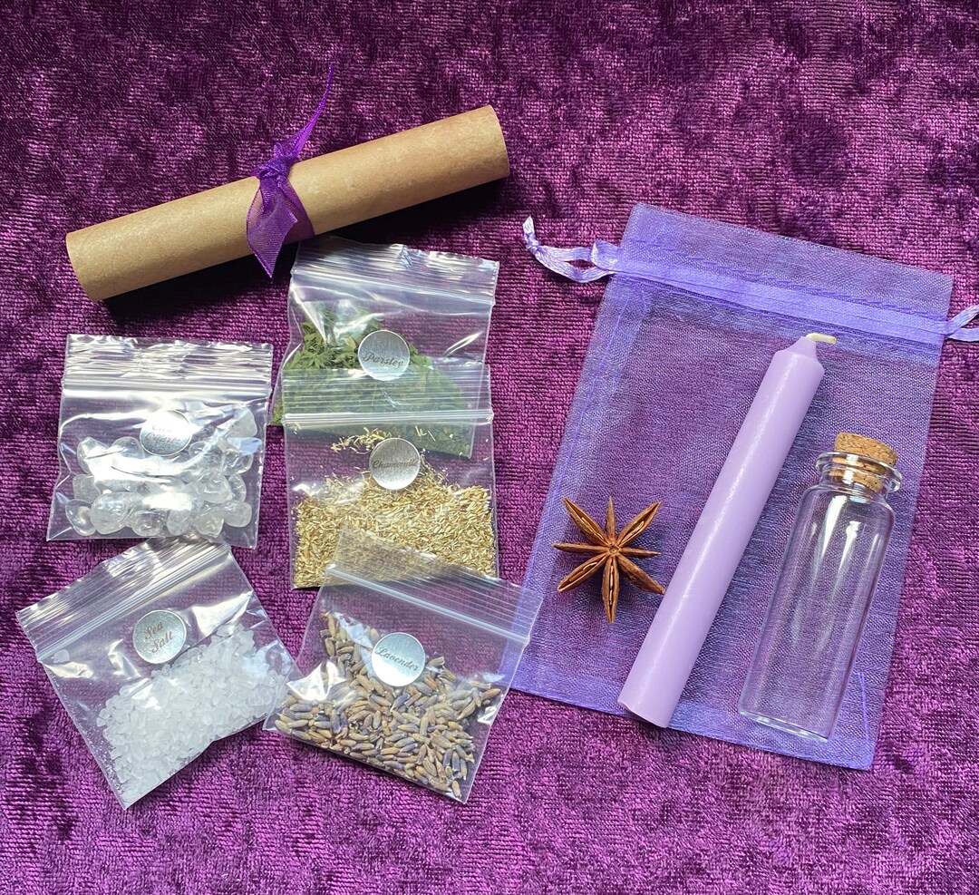 Full Moon cold Moon Ritual Kit for Reflection & Healing - Etsy