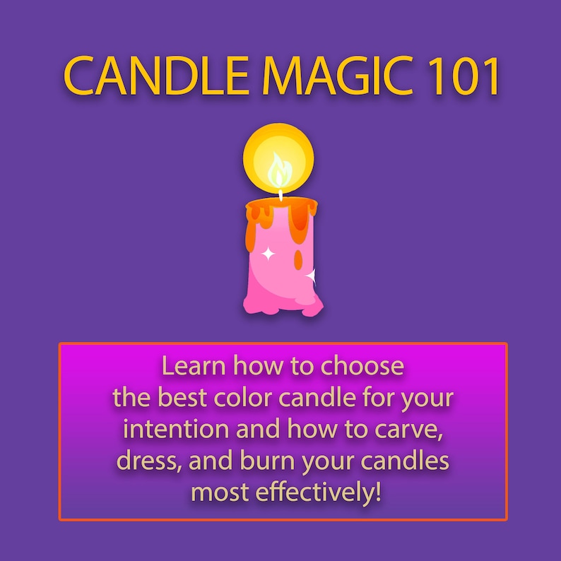 Printable Magical Spell Chart Crystal, Herb, & Candle Magic Reference ...