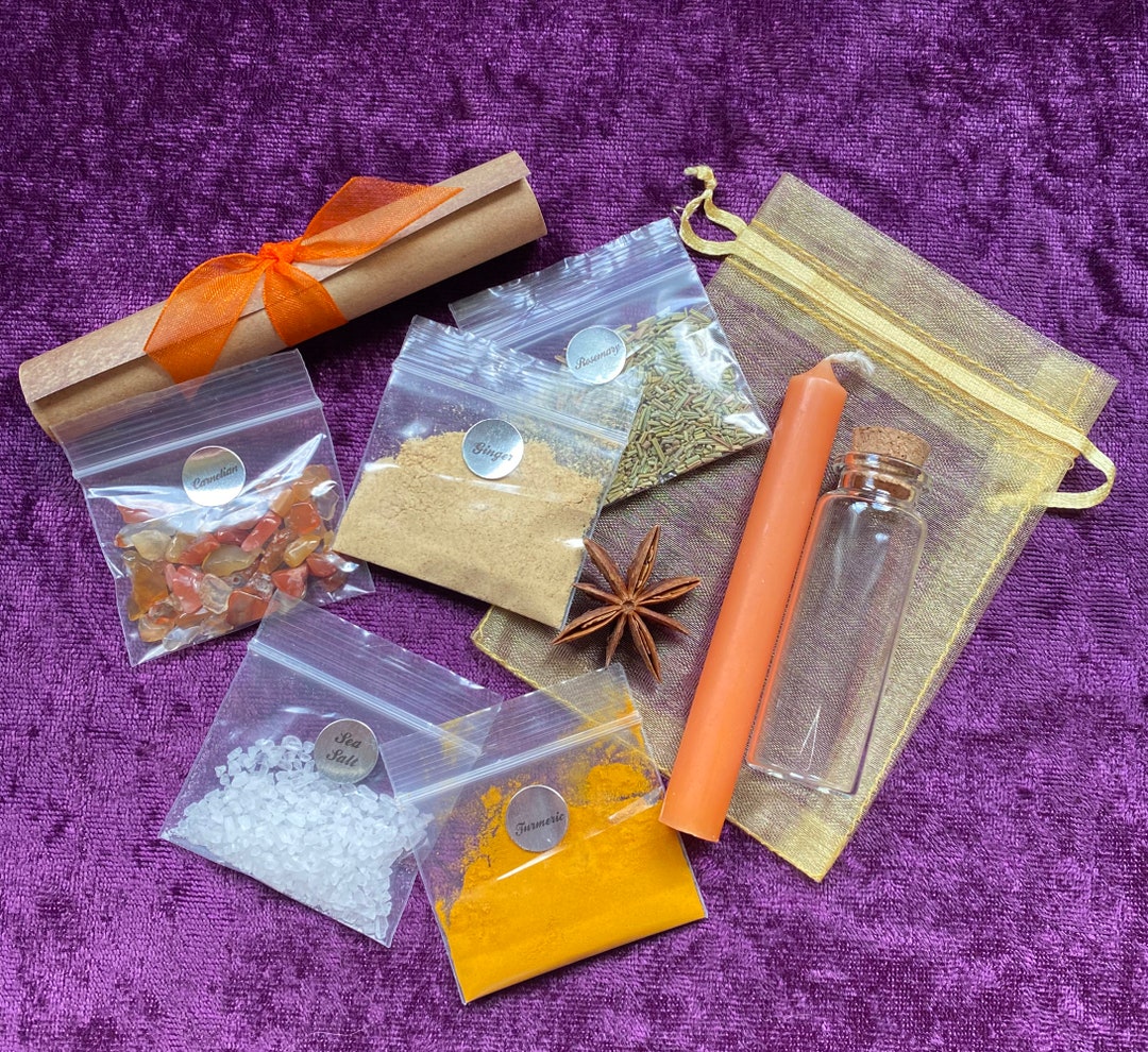 Full Moon pink Moon Ritual Kit for Inspiration and Creativity - Etsy