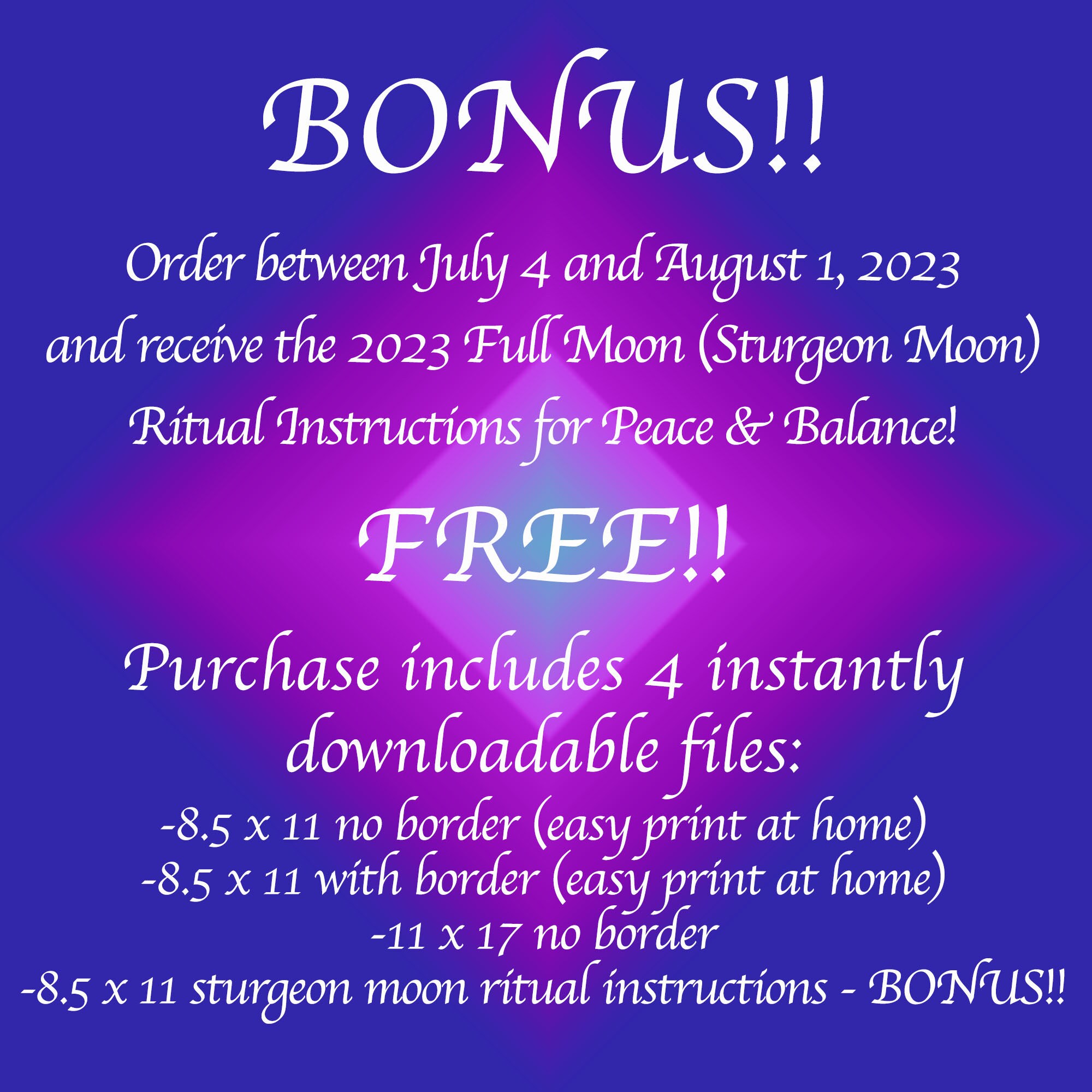 2023 Full Moon Guide - Etsy UK