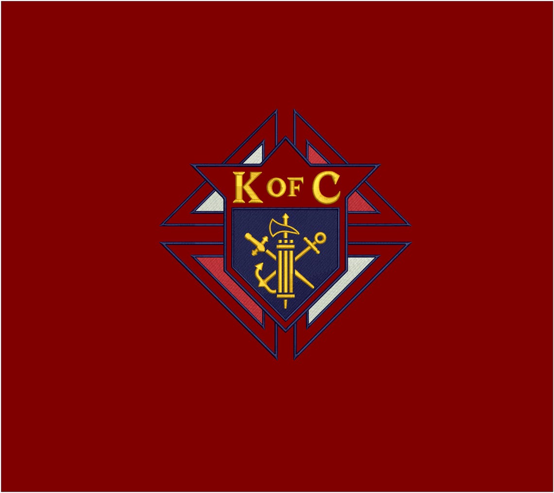 Knights of Columbus Embroidery Logo Files Tajima Wilcom Custom ...