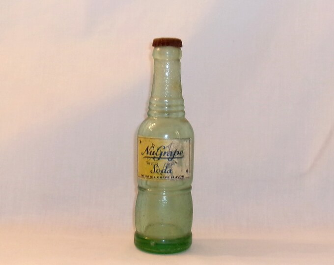 Vintage 1920s/1930s NUGRAPE Soda Bottle W Part of Cap-vernon(?) Texas ...