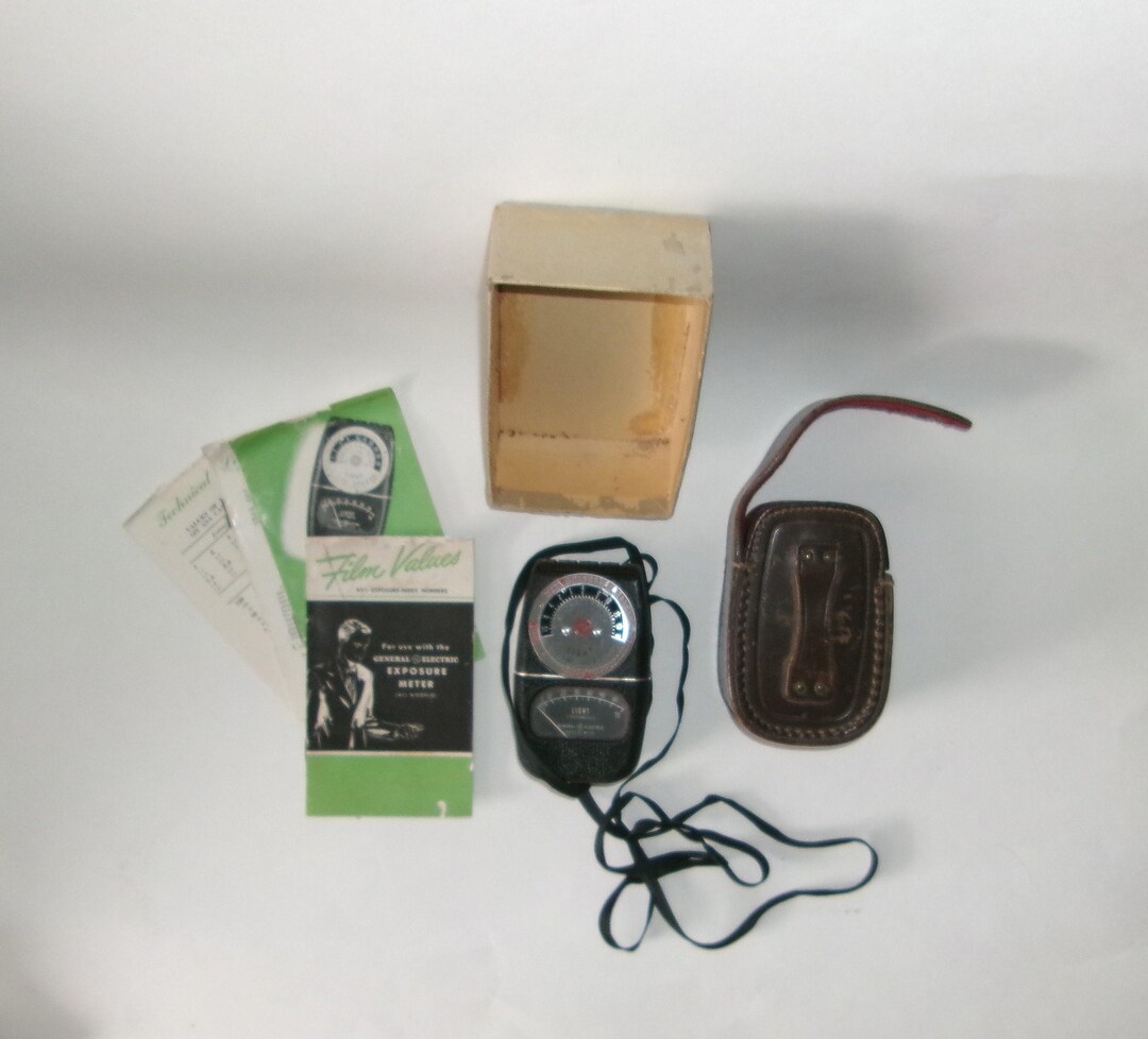 Vintage 1950s / 1960s General Electric GE Photography Light Exposure ...