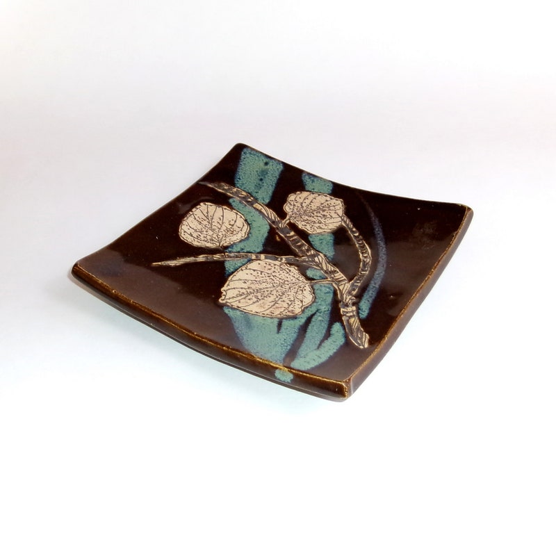 Turquoise Ceramic Plates - Etsy