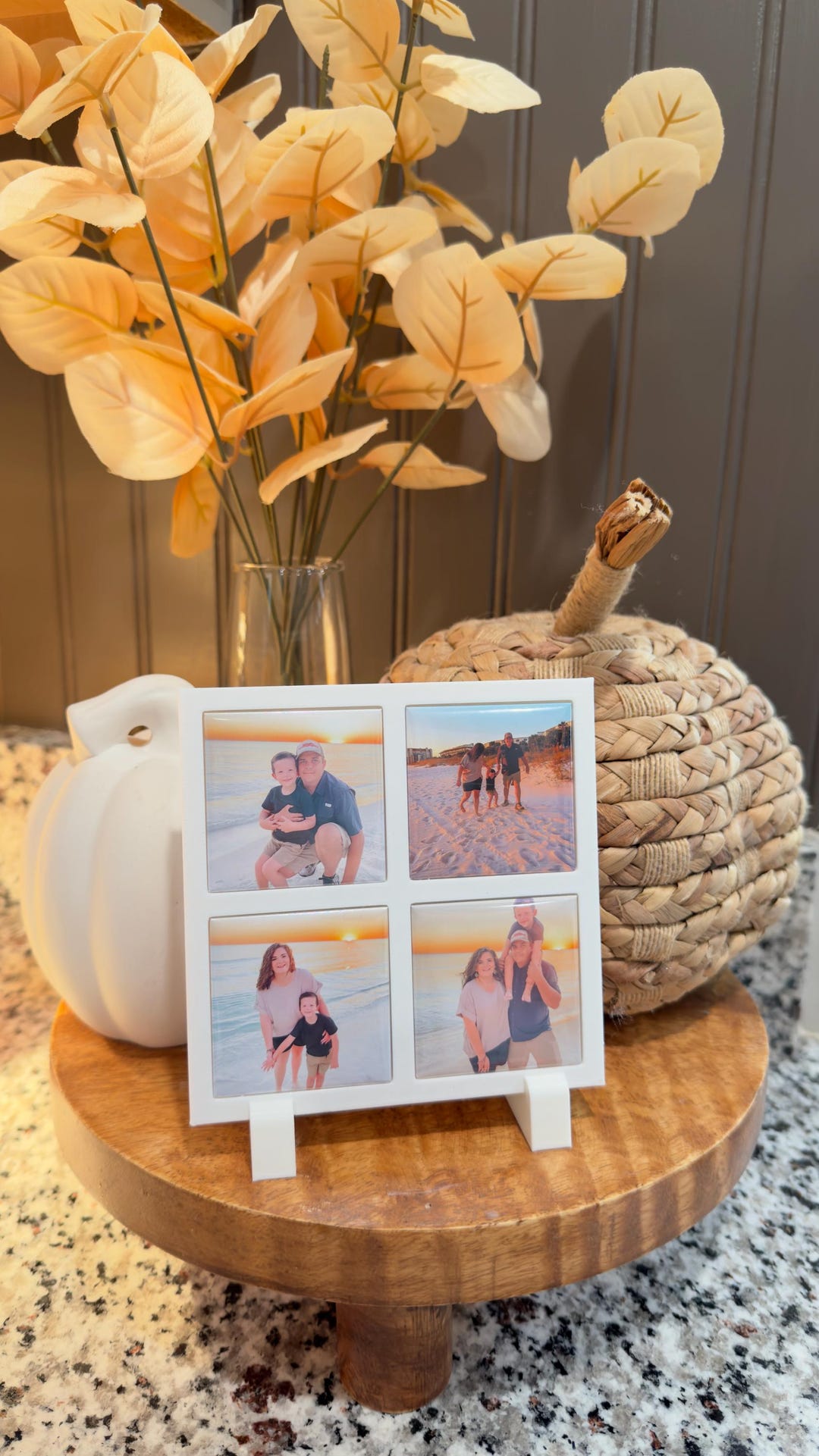 Magnetic Display Frame AND 4 MAGNETS – Holds 4 Magnets | Includes Stand ...