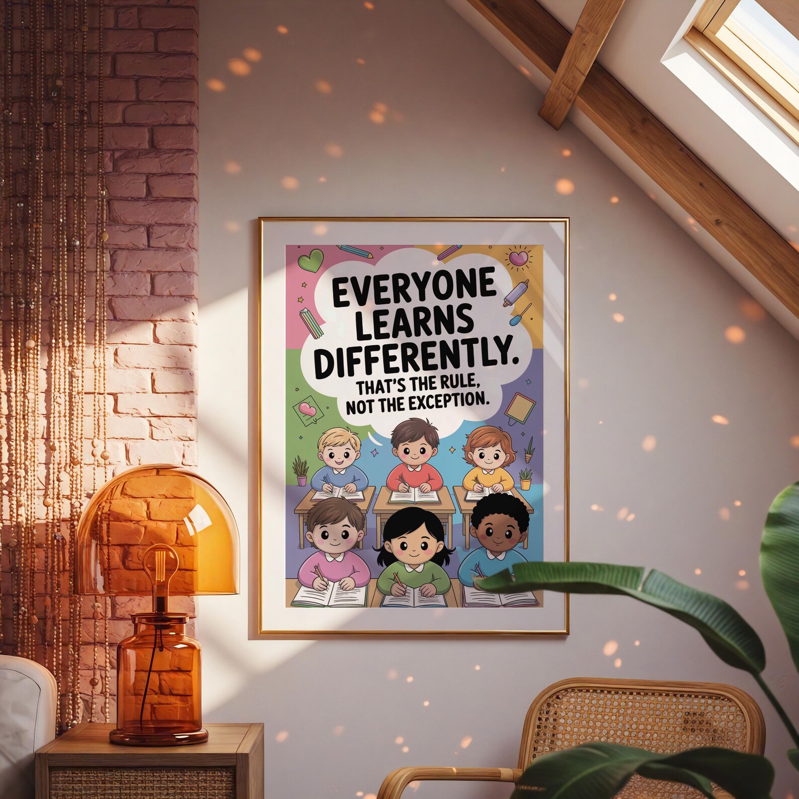 Inclusive Classroom Poster: Neurodiversity Affirmation, SEL Wall Art ...