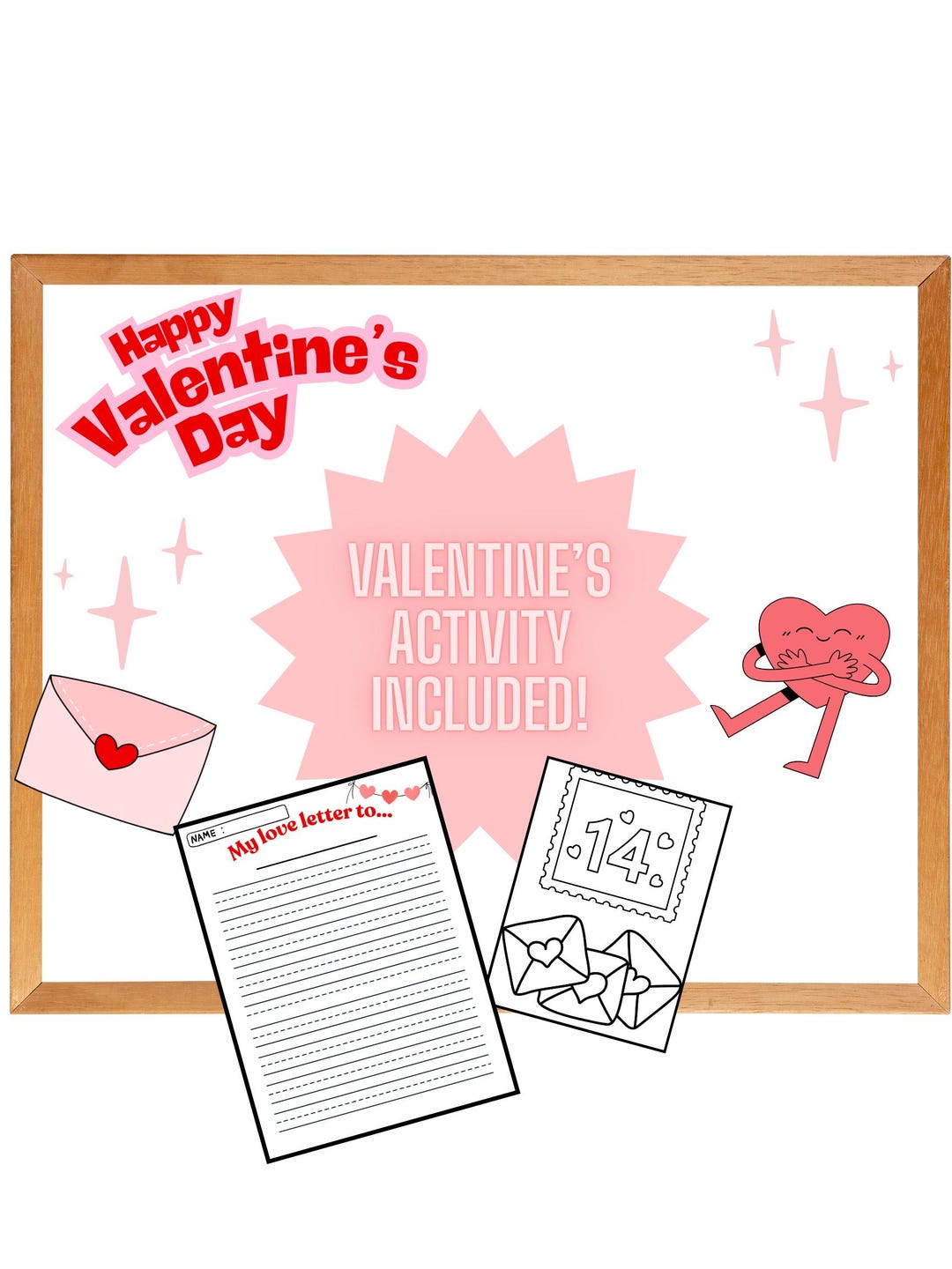Valentine's Day Bulletin Board Kit- DIGITAL - Etsy