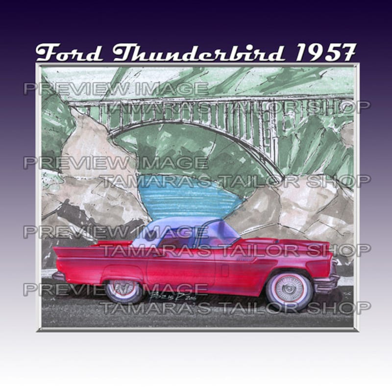 Thunderbird Car Decal - Etsy