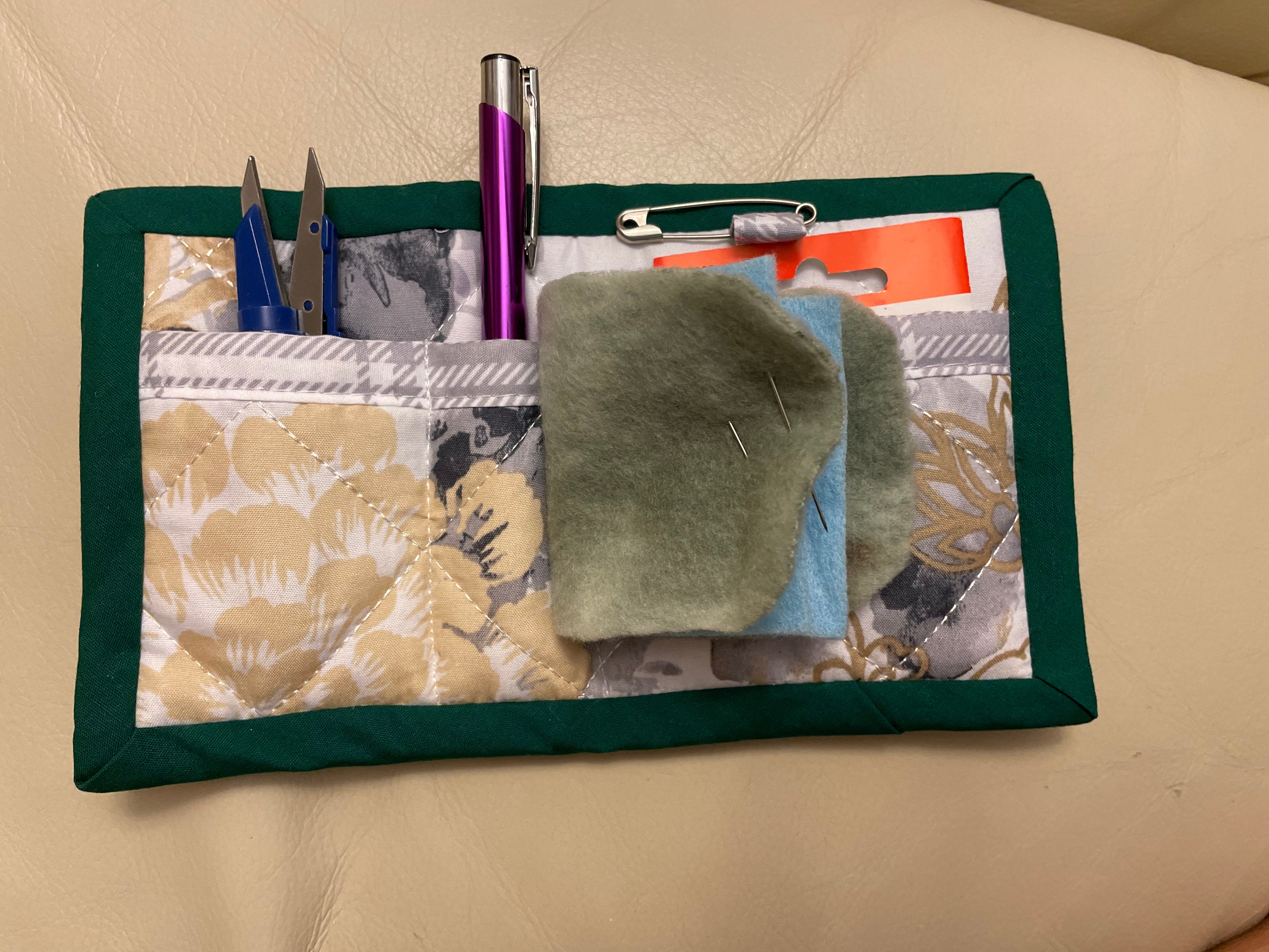 Needle Book Crazy Quilt Embroidered Beaded Slow Stitches Needle Storage ...