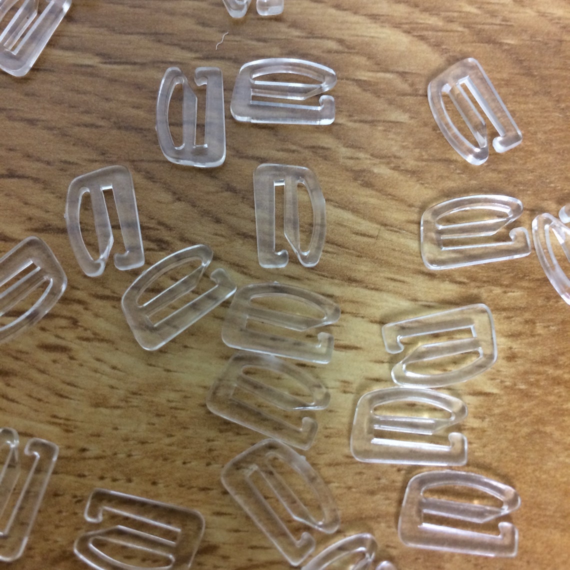Clear Plastic Swim Suit Lingerie Hooks Set Size 1/2” Shipping From USA ...
