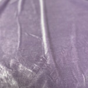 Lilac Velvet Lycra 4 - Way Stretch 60” X 1 Yard Long Next Day Shipping ...