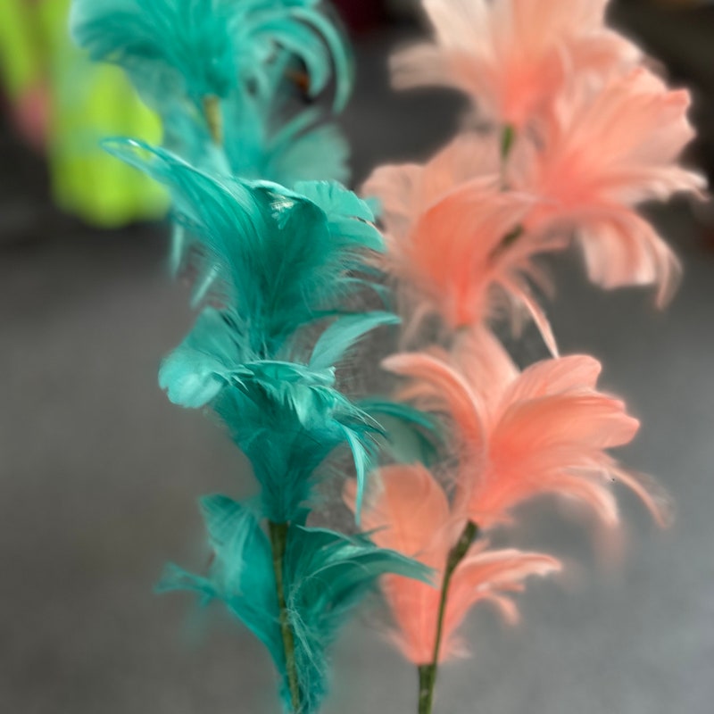 Feather Flower - Etsy