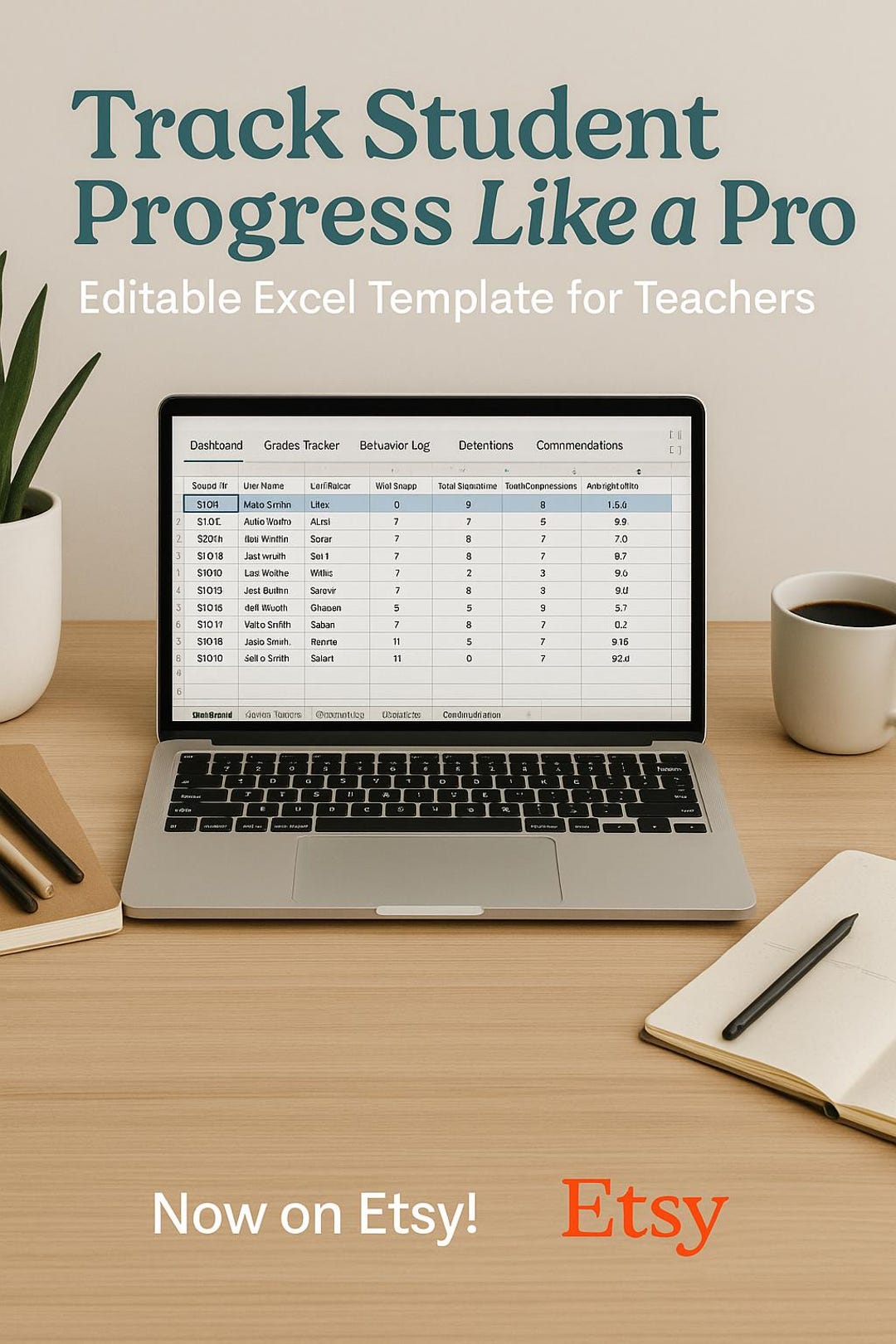 Student Tracker for Teachers - Etsy