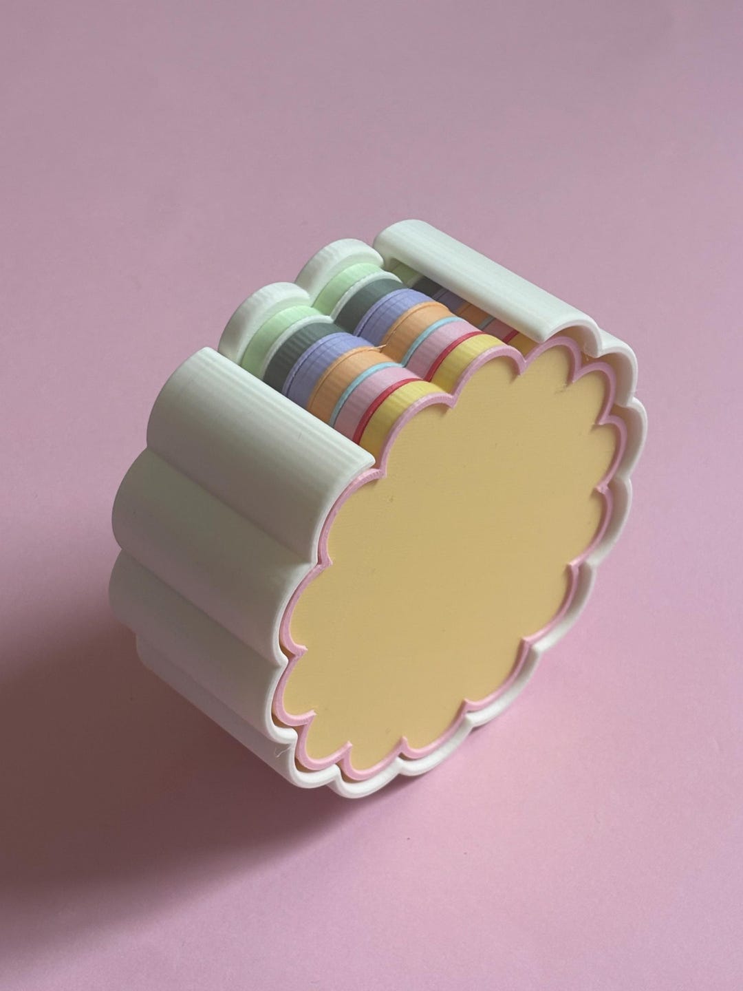 Multicoloured Scalloped Drink Coasters - Funky Home Decor - Etsy Australia