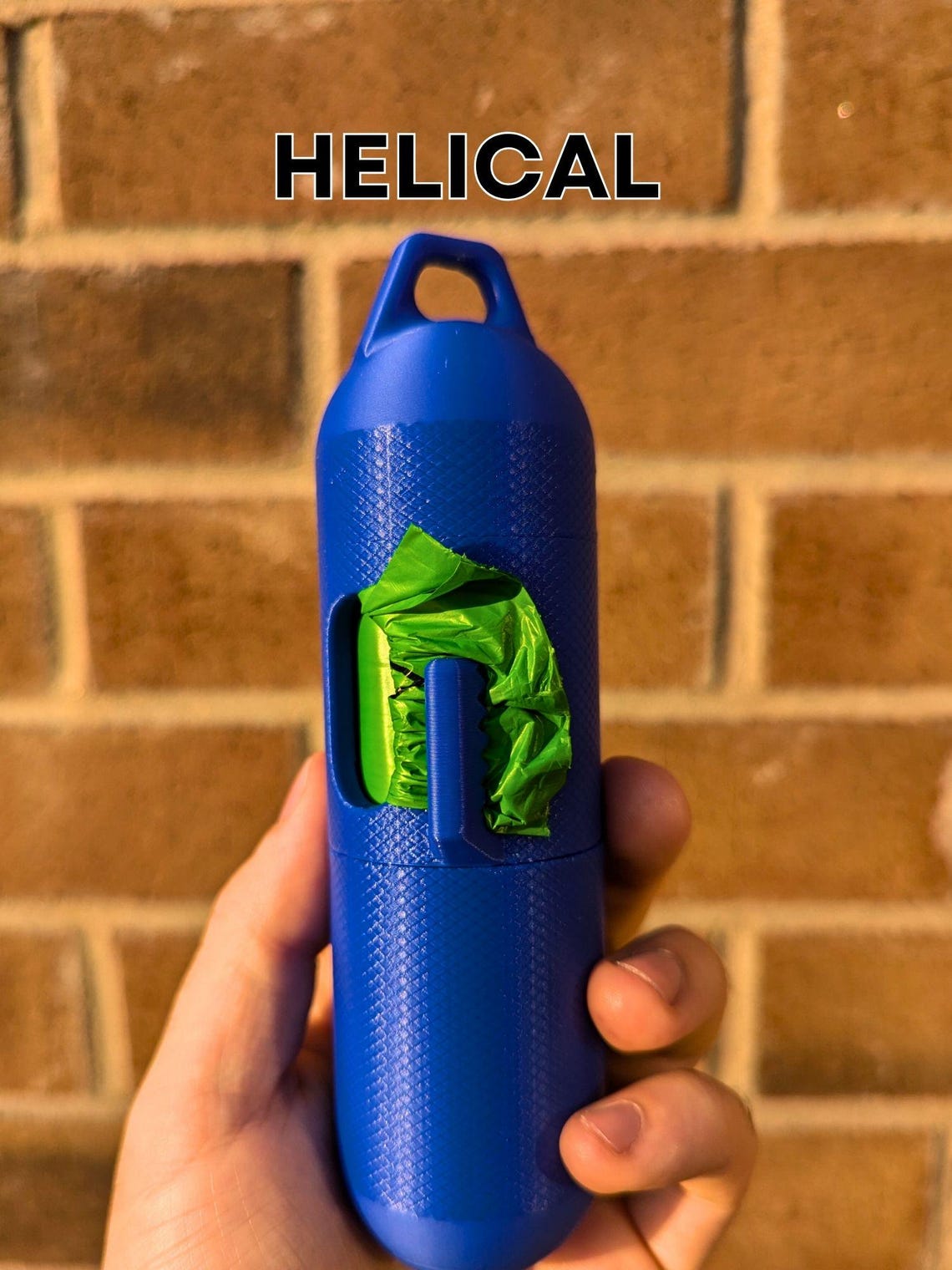 3D Printed Dog Poop Bag Holder: Treat Compartment & Tear-arm Clip - Etsy