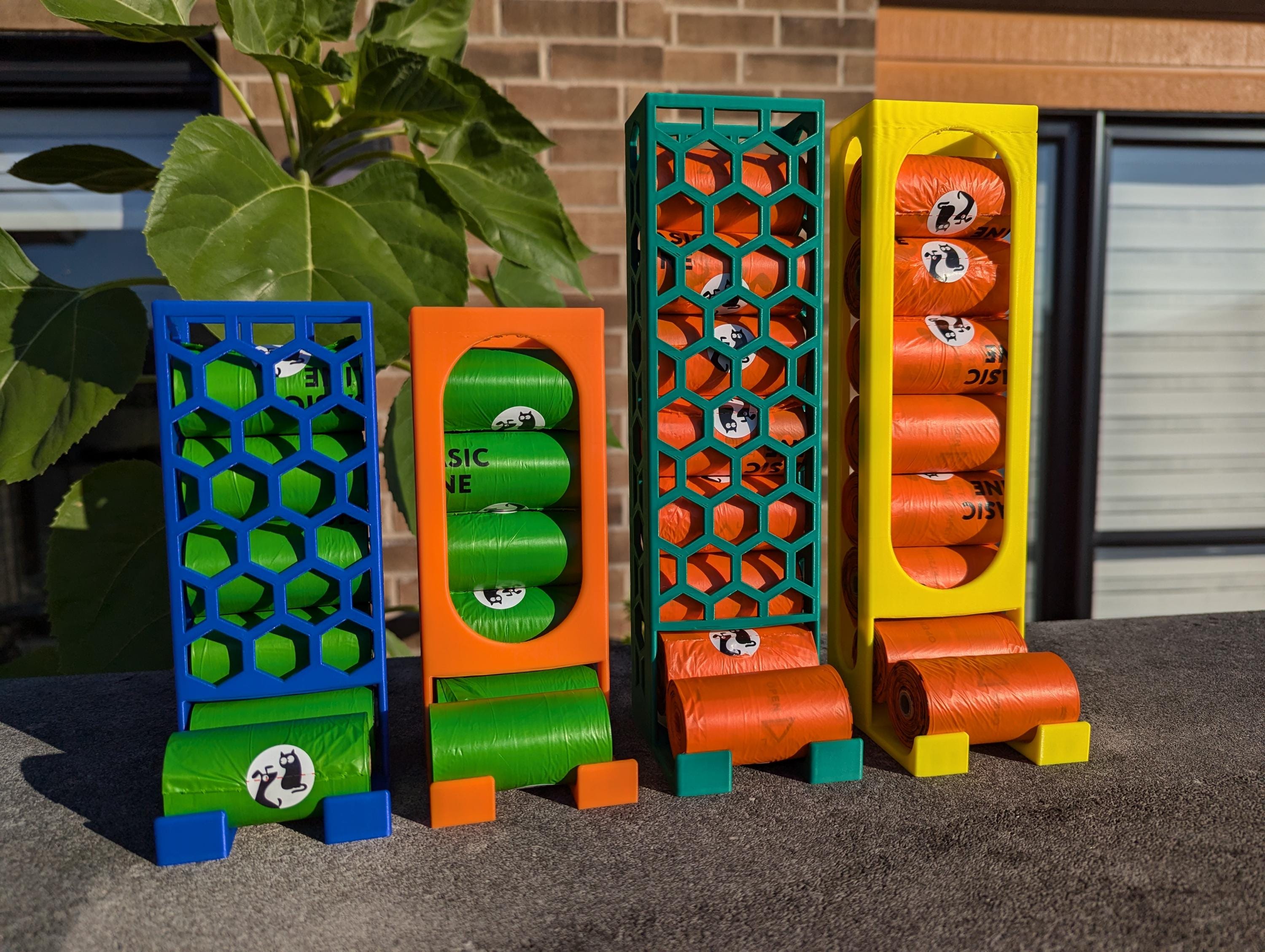 3D Printed Dog Poop Bag Holder: Wall Mountable Pet Waste Dispenser - Etsy