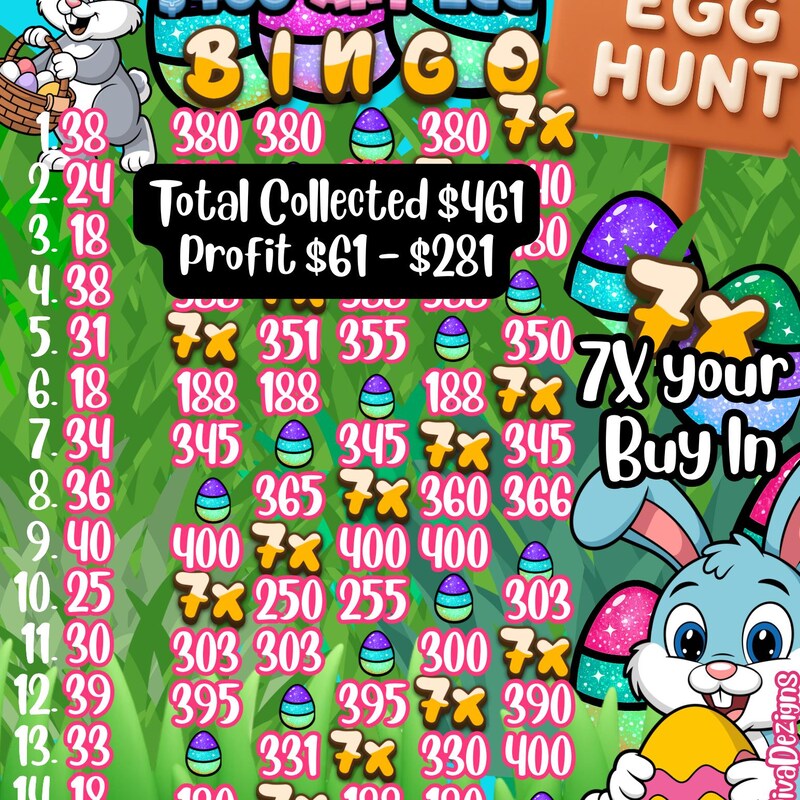 Easter Bingo 300 - Etsy