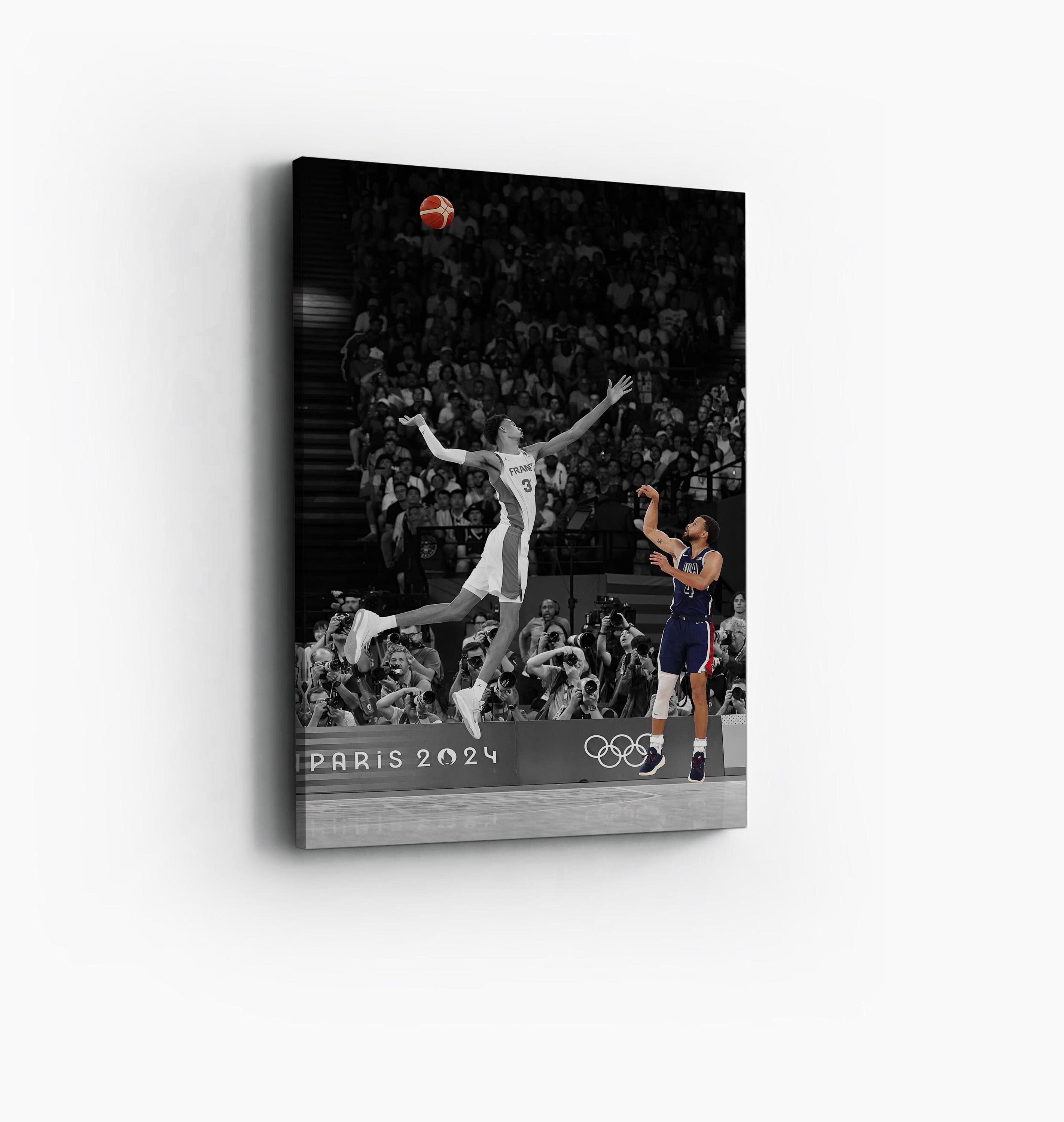 Stephen Curry Poster Game Winning 3 Pointer Canvas USA National Team ...