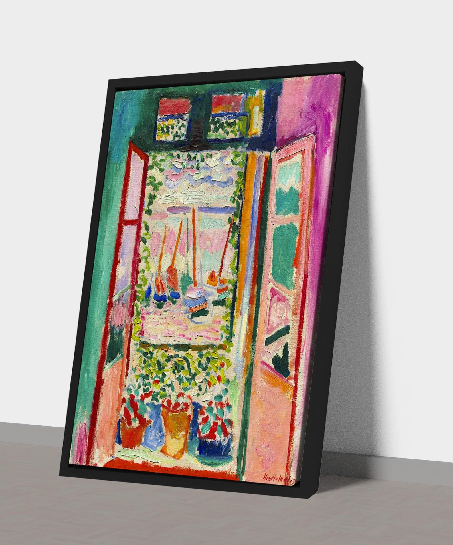 Open Window Henri Matisse Poster Henri Matisse Canvas Modern Exhibition ...