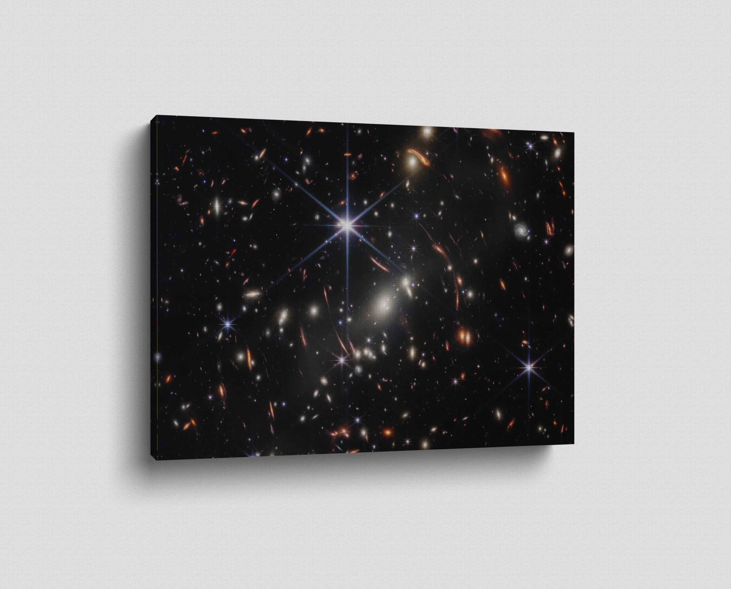 James Webb First Deep Field Poster Space Telescope Canvas Nasa Dying ...