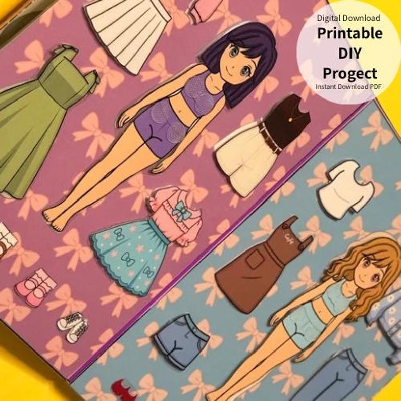 Printable Paper Doll, Cake Shop, Dollhouse Kit, Creative Homeschool ...