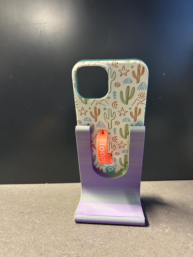 Cell Phone Stand - 3D Printed Loop Grip, Universal Phone Holder - Etsy