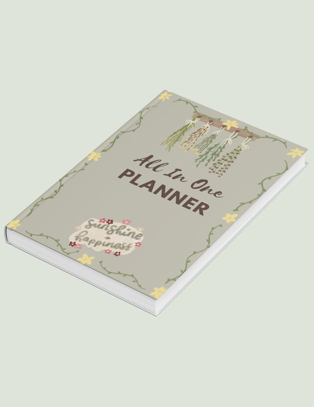 Cottagecore Floral Planner - Printable Daily, Weekly, Monthly Organizer ...