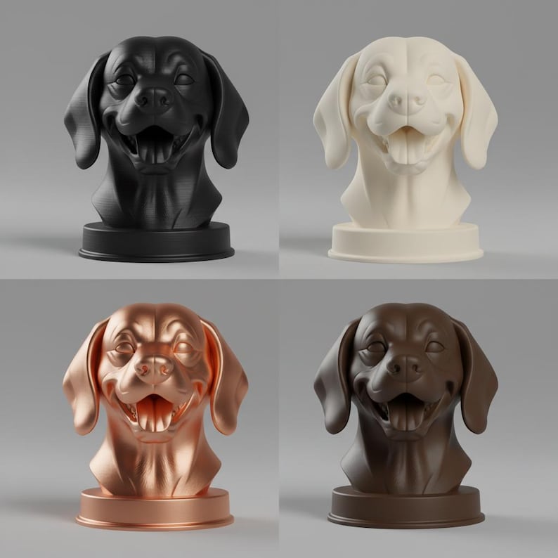 Beagle STL File | 3D Printable Dog Bust (digital Download) - Etsy