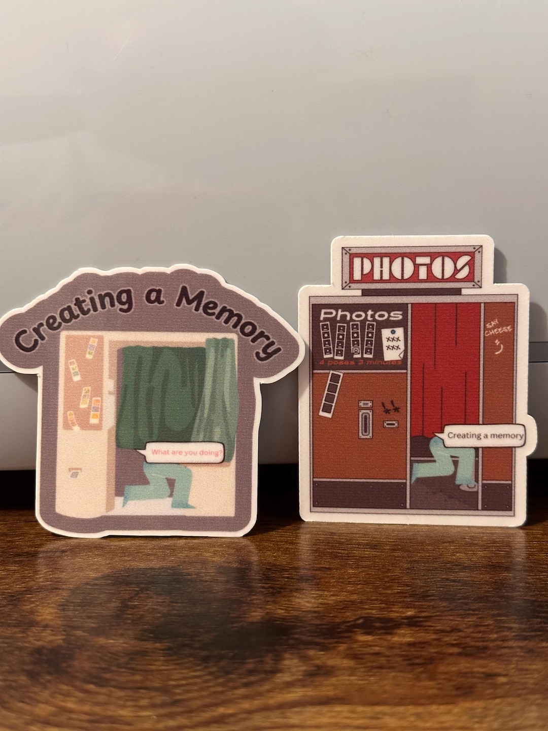 Caught up Book Sticker Set: Photo Booth Romance Stickers - Etsy