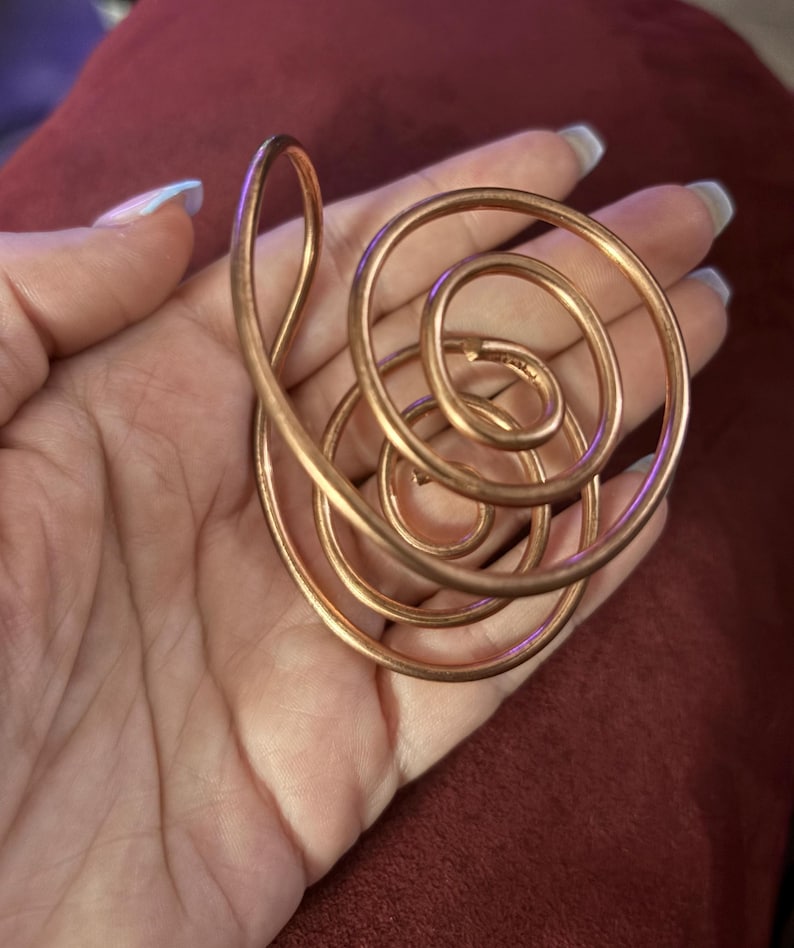 Deep Radiance Copper Spiral – Energy Harmonizer (24”) | Grounding Coil ...