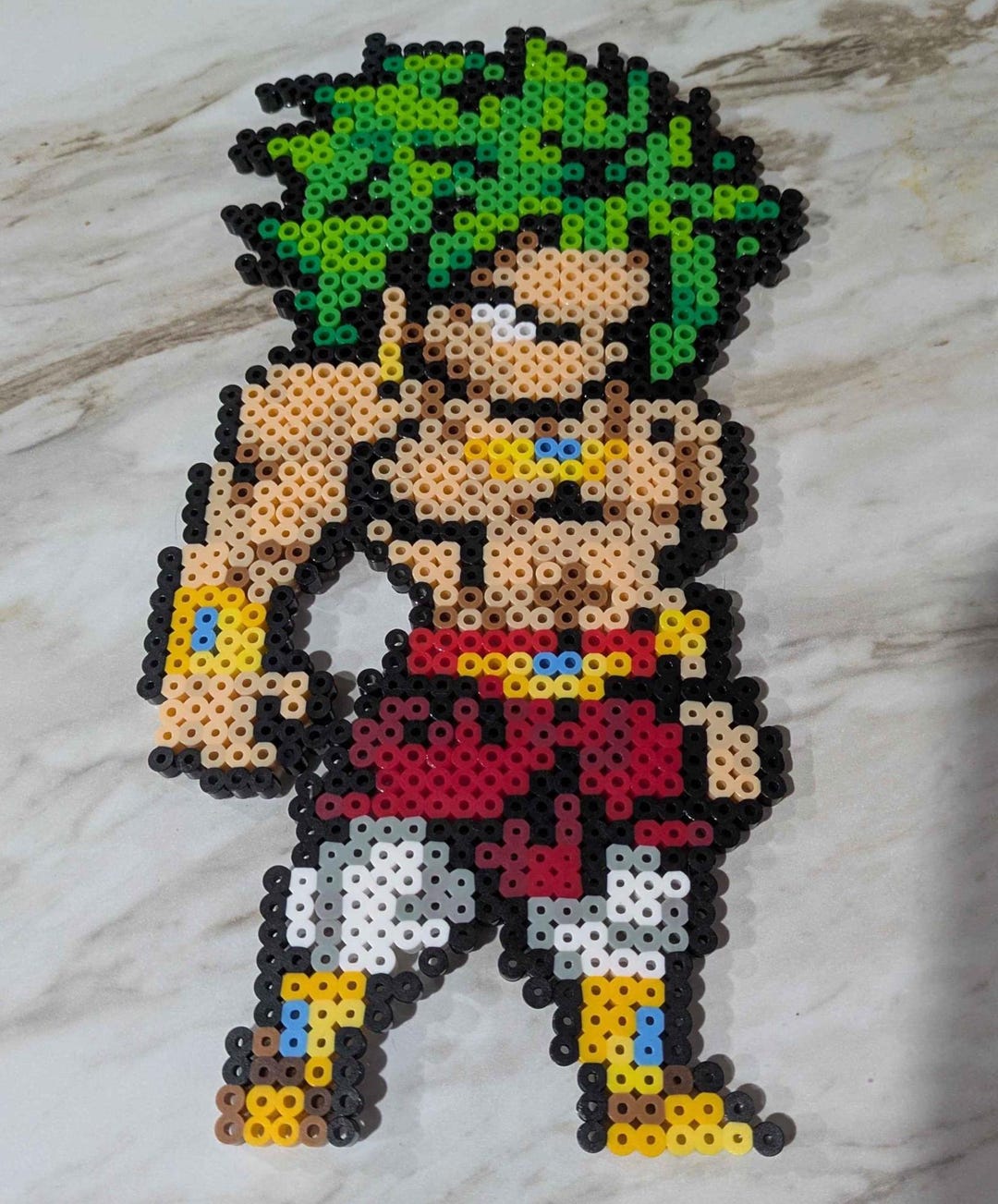 Broly Perler Bead Art - Etsy