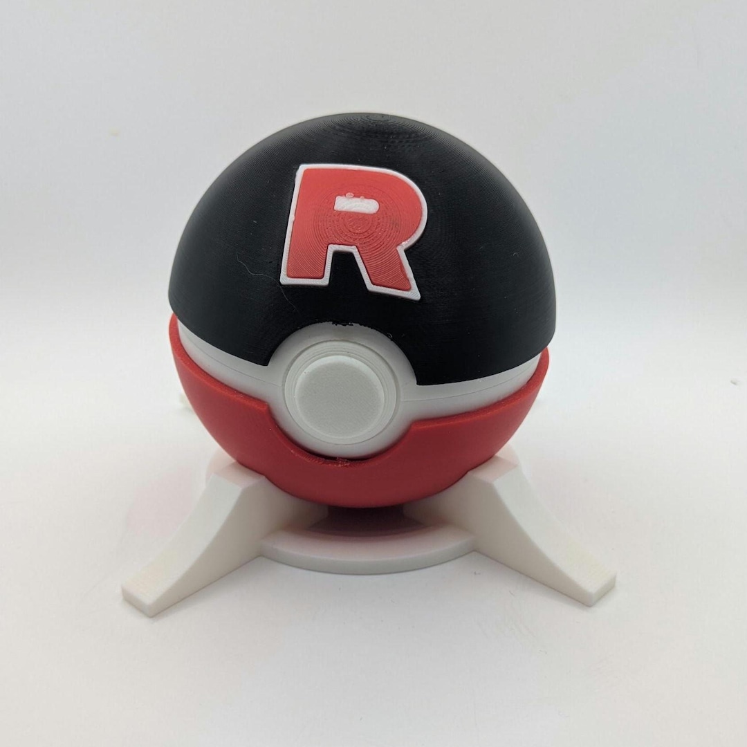 Team Rocket Pokeball - Workable and Functionable - Etsy
